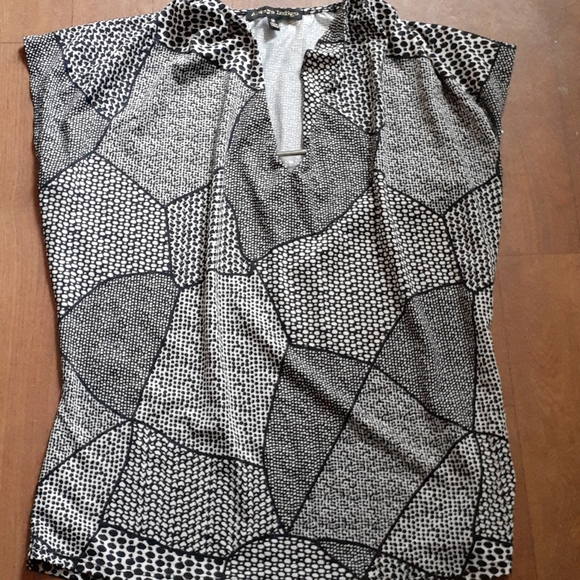 always indigo | Tops | Womens Blackwhite Top | Poshmark